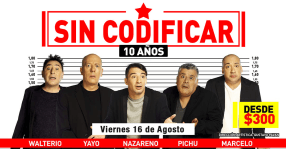 Sin Codificar 10 Años – AGENDA CULTURA Y ESPECTACULOS