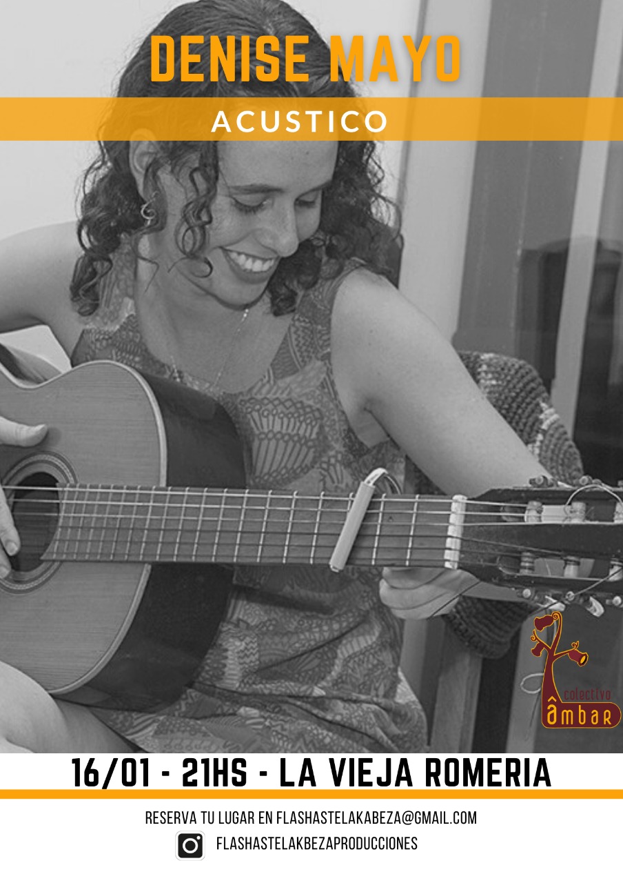 DENISE MAYO Show acústico – AGENDA CULTURA Y ESPECTACULOS