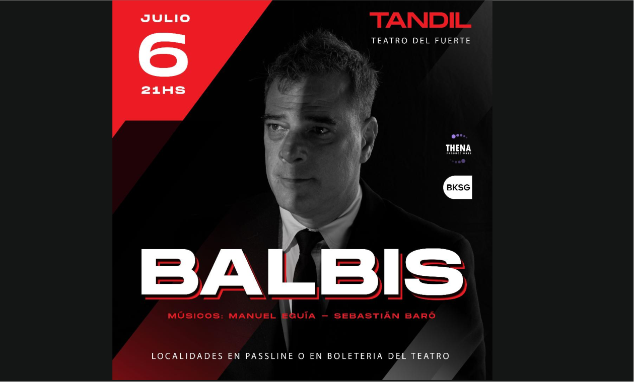EL RECONOCIDO MÚSICO ALEJANDRO BALBIS SE PRESENTARÁ EN TANDIL – AGENDA ...