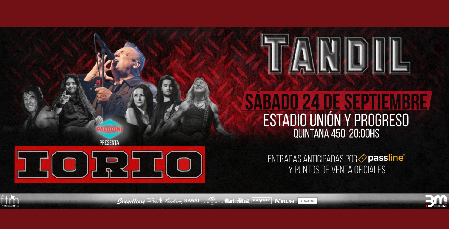 IORIO EN TANDIL – AGENDA CULTURA Y ESPECTACULOS
