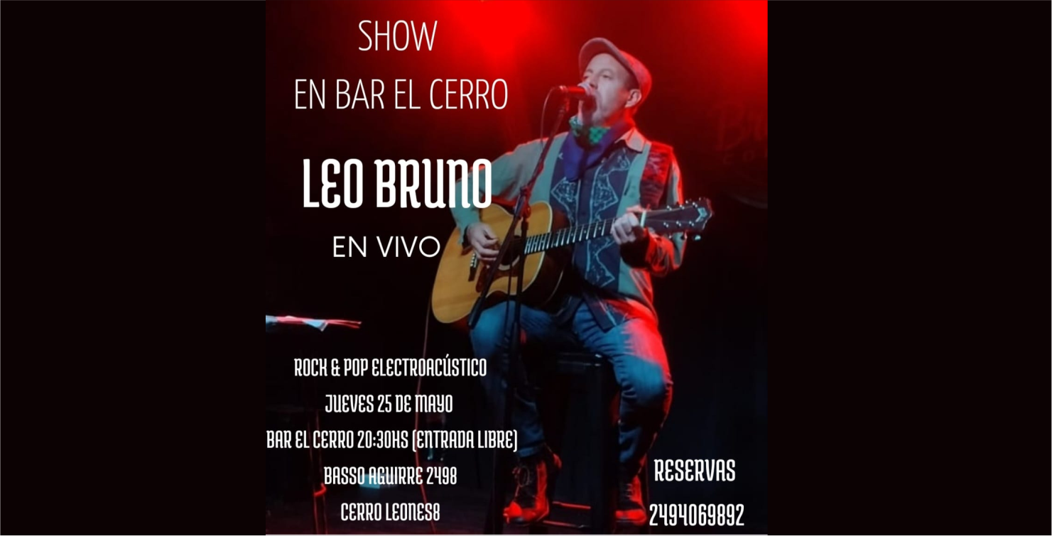 SHOW EN BAR EL CERRO – AGENDA CULTURA Y ESPECTACULOS