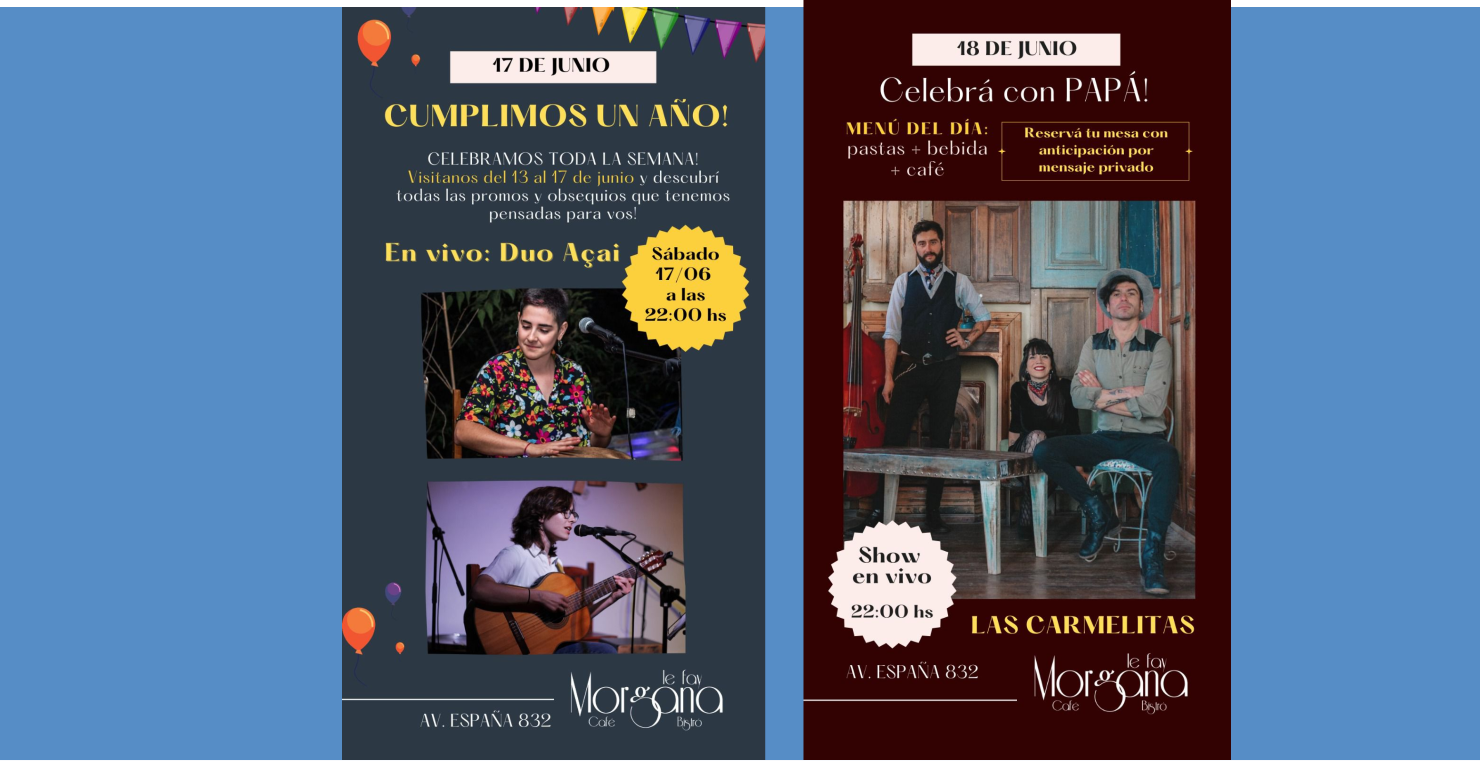 MORGANA CUMPLE UN AÑO – AGENDA CULTURA Y ESPECTACULOS